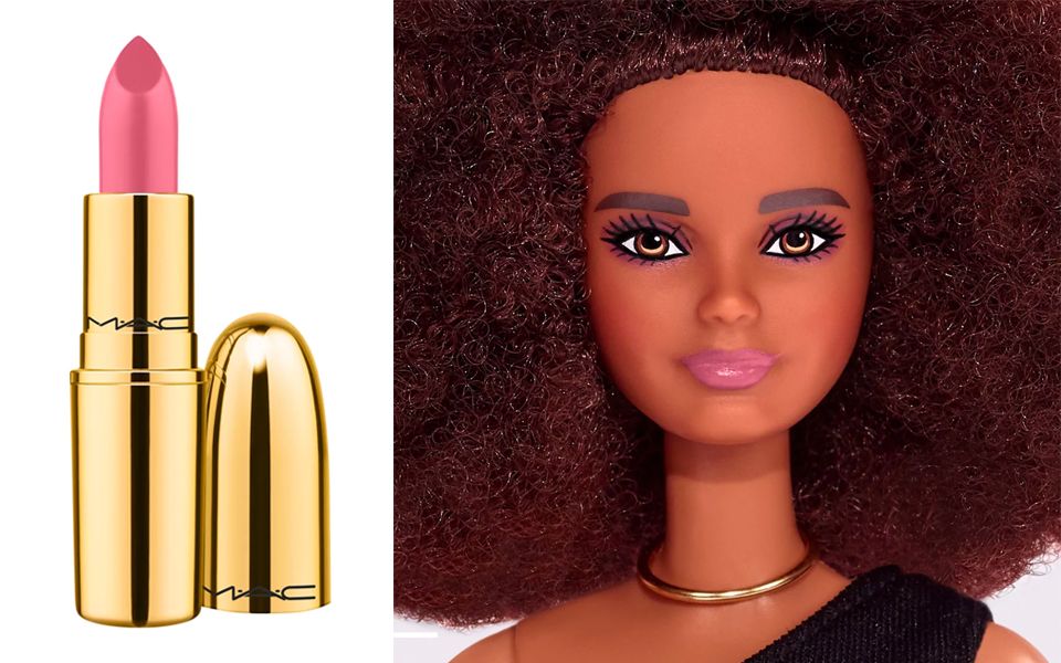 맥 x 바비 '버블검 핑크 립스틱' 출시