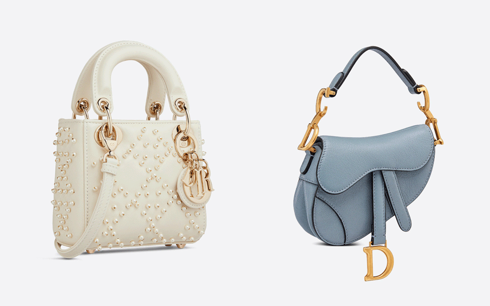 디올, 아이코닉 백 4종을 축소한 '마이크로 백' 컬렉션 출시