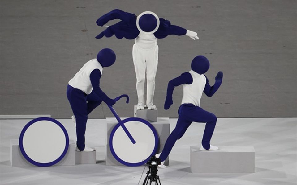 지루했던 올림픽 개막식 살린, 기발한 픽토그램 팬터마임 공연