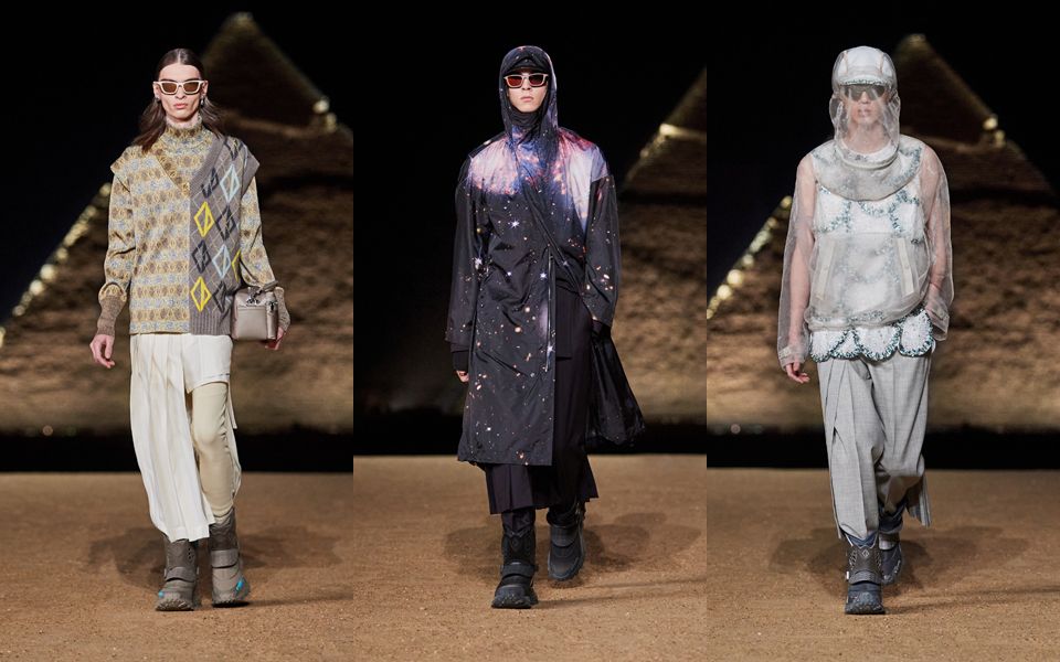 디올, 이집트를 배경으로 23 가을 남성 컬렉션 전개