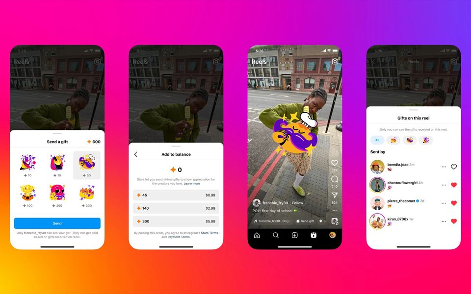 인스타그램, 릴스 크리에이터 지원 강화 위한 새 기능 도입