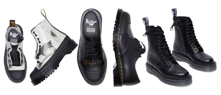 나인 인치 네일스의 전설적인 앨범을 기념하는, 닥터마틴 한정 컬렉션